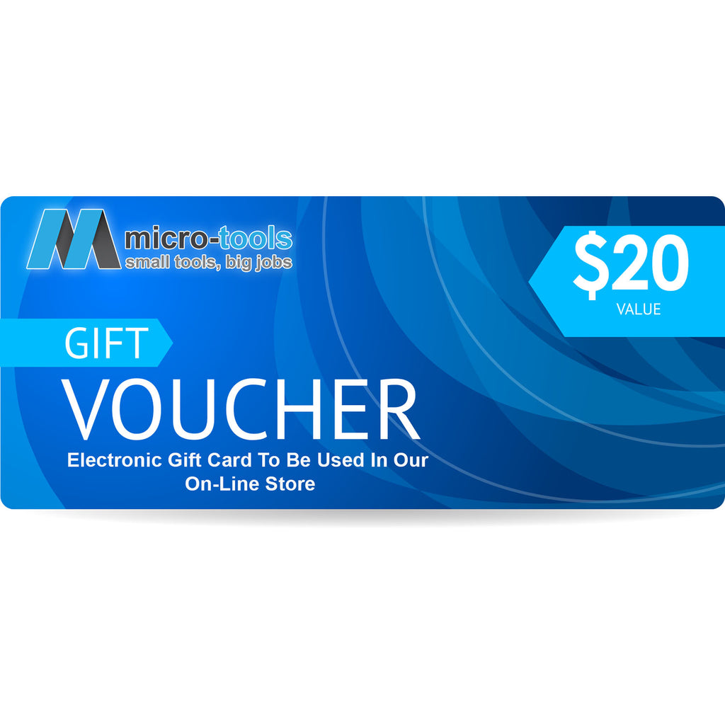 Micro-Tools $20 Gift Certificate Default Title | Micro-Tools