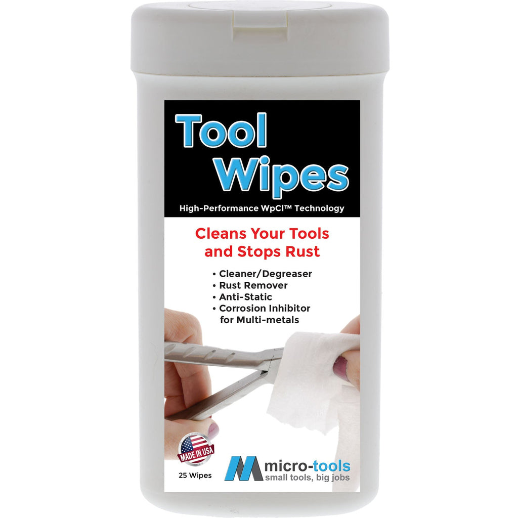 Tool Wipes, Cleans Your Tools and Stops Rust | Micro-Tools