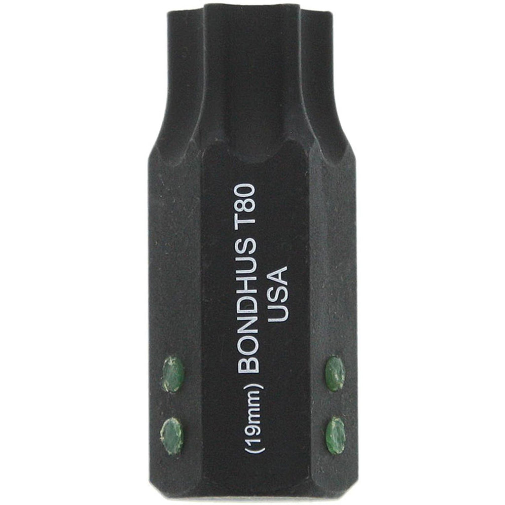 T80 ProHold Torx Bit 2” 19mm stock size | Micro-Tools