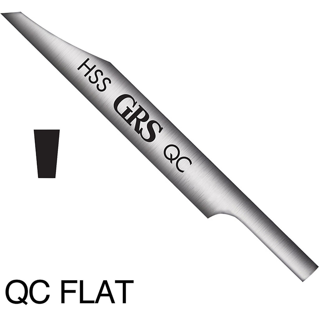 GRS - #40 Qc Hss Flat Graver 1.0 mm Default Title | Micro-Tools