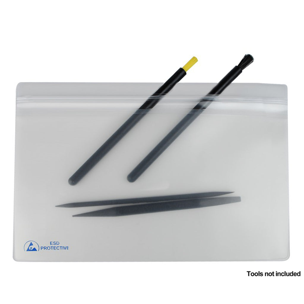 Menda - ESD Pouch, 9'' X 6'', Zipper | Micro-Tools