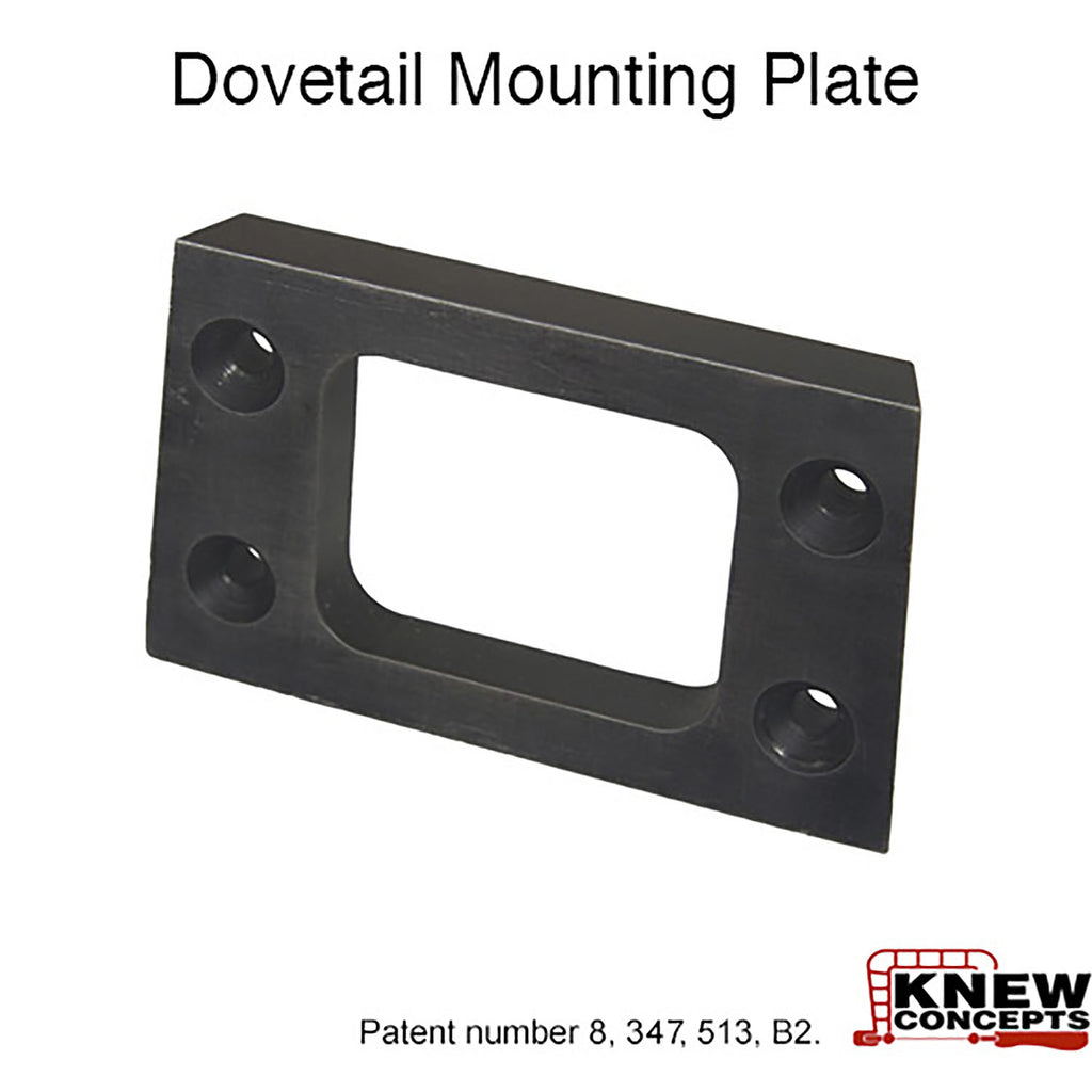 Knew Concepts Dovetail Mounting Plate Default Title | Micro-Tools