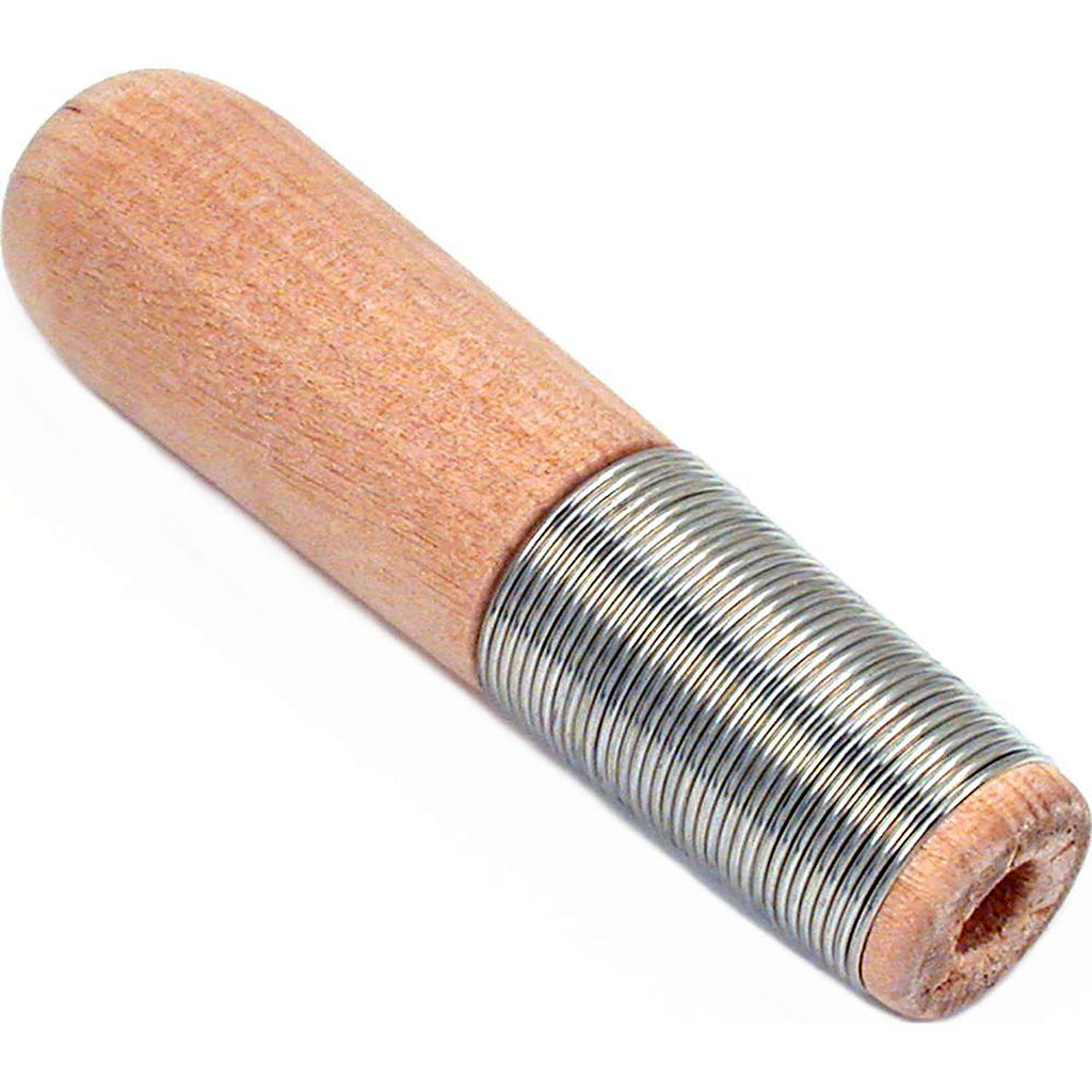 Grobet USA Wire Bound Wood File Handle, for Files 4”-6”