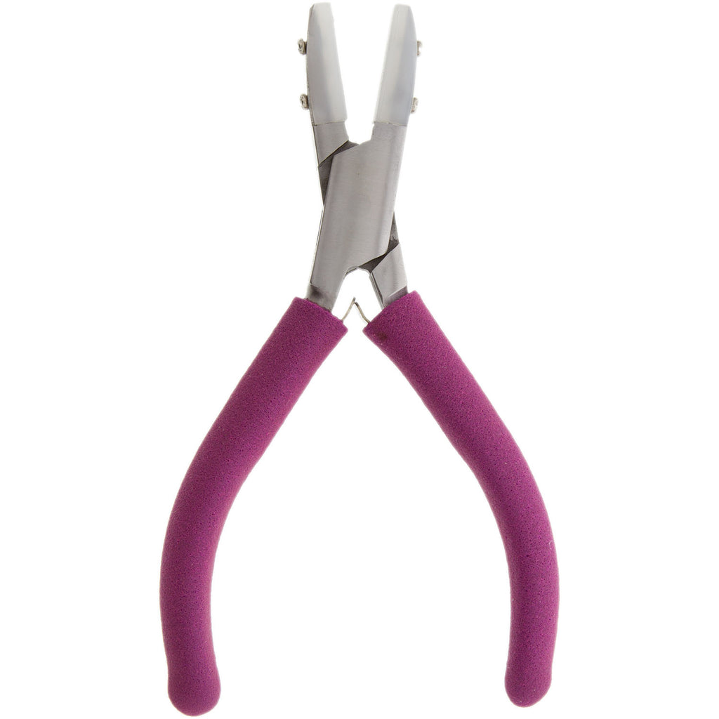 Pliers - Nylon Jaw, Flat, 6mm (Purple Foam Grips) | Micro-Tools