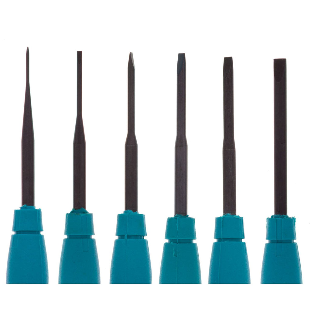 Screwdriver Set, Slotted 6 Pc. Default Title | Micro-Tools