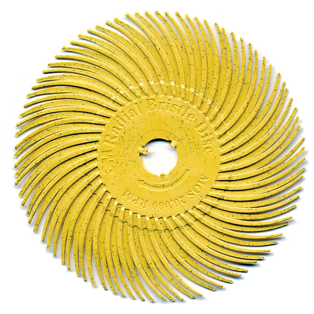 Radial Bristle Disc, 3” dia., 80 - 14000 Grit, Pack of 6