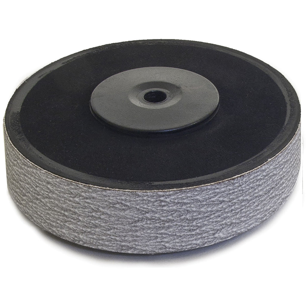 Rubber Foam Wheel Mandrel, 4”dia. X 1” wide Default Title