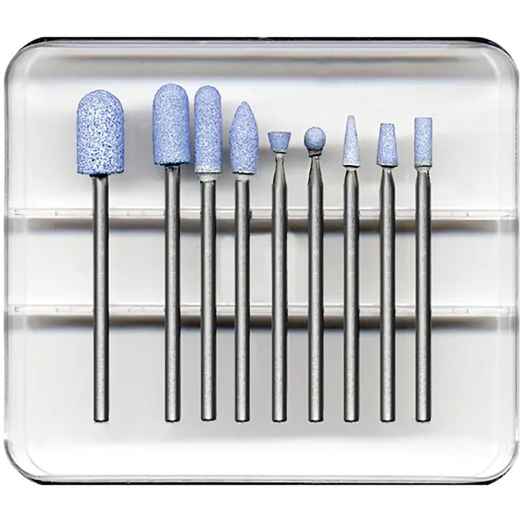 Accessory Kit, 9 Piece, CeramCut Blue Stone Points with 3/32” Shank ...