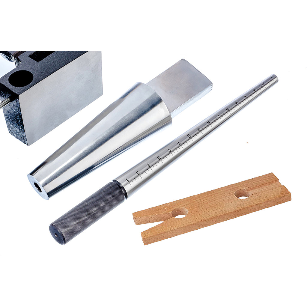 Clamp-On Bench Anvil Set Pin/Ring Mandrel/Round Bracelet Mandrel