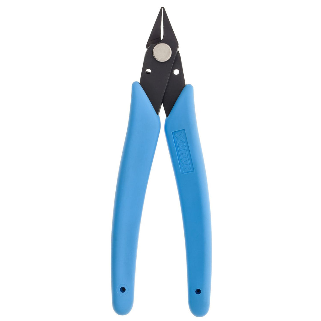 Pliers - Xuron® Short Nose - Serrated (475S) | Micro-Tools